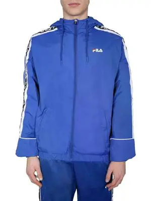 FILA Hooded Stripe Jacket - Blue