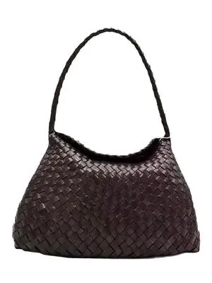 Dragon Diffusion Mini Santa Maria S. Croce Woven Tote Bag - Brown