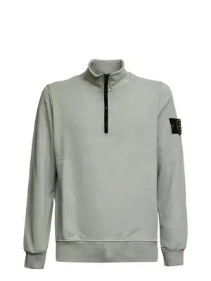 Stone Island Stone Island Zip Fleece Sweater Grey