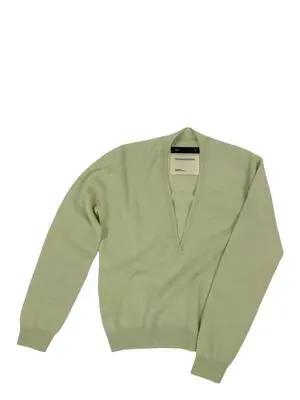 Frenckenberger Johnny V-neck Sweater - Green