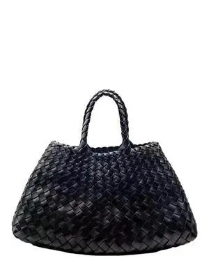Dragon Diffusion Small Santa Croce Woven Tote Bag - Black