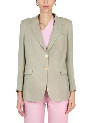 SAULINA Angelica Button-fastening Blazer - Neutrals