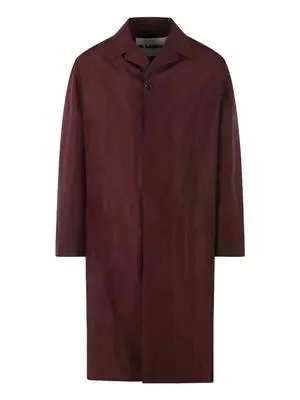 JIL SANDER Button Coat - Red