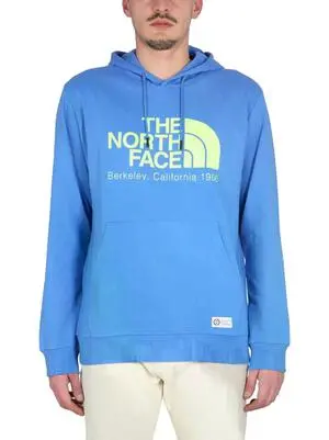 The North Face Logo-print Hoodie - Blue