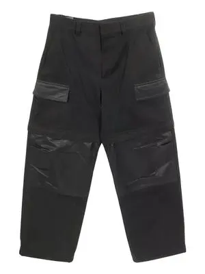 Dior Colour-block Cargo Trousers - Black