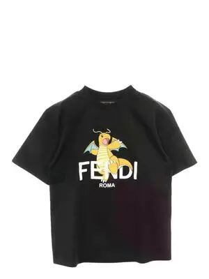 Fendi 2010s × Frgmt × Pokémon Dragonite Short-sleeve T-shirt - Black