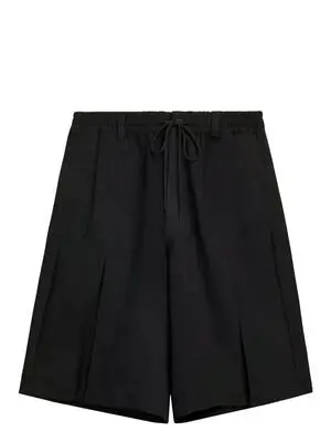 Y3 Drawstring-waist Shorts - Black