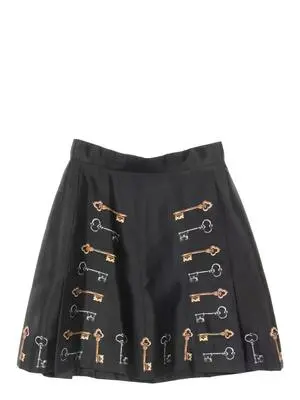 DOLCE & GABBANA 2010s Key Pattern Mini Skirt