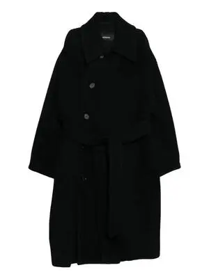 SONGZIO Bias Boucle Coat - Black