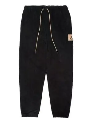 JORDAN Drawstring Track Pants - Black