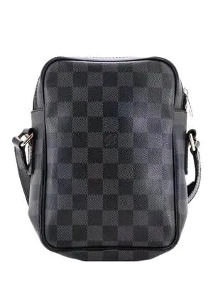 LOUIS VUITTON Damier Graphite Rem Crossbody Bag - Black