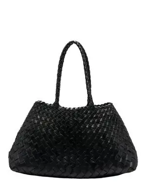 Dragon Diffusion Big Santa Croce Woven Tote - Black