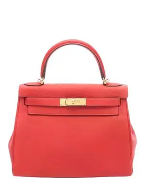 Hermès 2015 Kelly 28 Tote Bag - Red