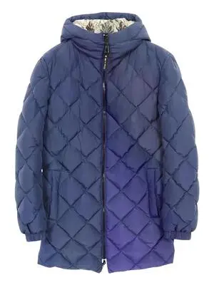 Etro Quilted Hooded Coat - Blue