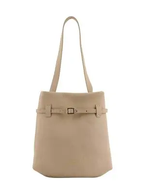 Manu Atelier Mini Tote Du Jour Buckled Shoulder Bag - Neutrals