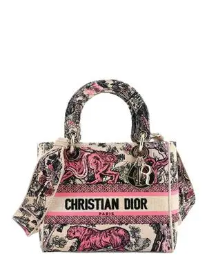 Dior Lady D-lite Medium Satchel - Neutrals