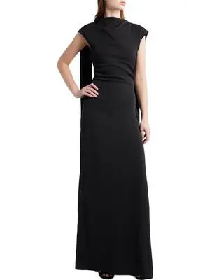 Oddmuse The Ultimate Muse Cap Sleeve Dress - Black