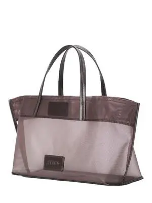 Staud Mini Christos Mesh Tote - Espresso