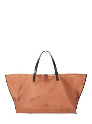 Staud Large Christos Mesh Tote - Camel