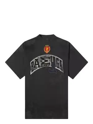 Balenciaga Skater Logo Oversized T-shirt - Black