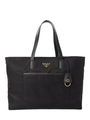 Prada Reedition 1978 Large Renylon Tote - Black