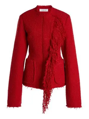 LANVIN Wool-blend Jacket - Red
