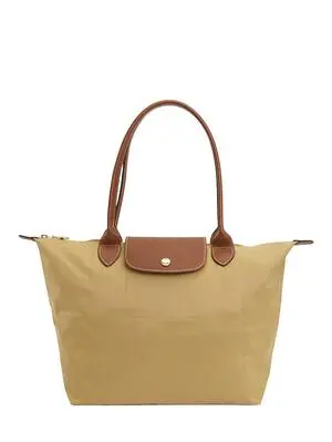 Longchamp Le Pliage M Shoulder Bag - Beige