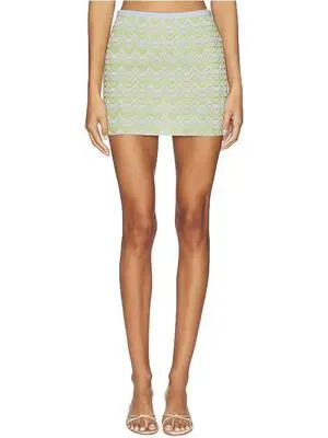 Devon Windsor Lane Mini Skirt - Green