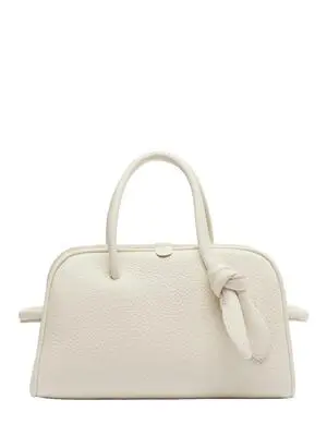 Jacquemus Le Turismo Leather Tote - White