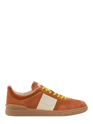Valentino Garavani Upvillage Suede Sneakers - Orange