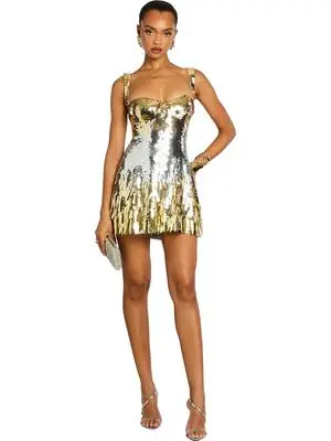 RETROFETE Brianka Sequin Mini Dress