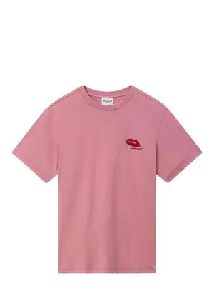 MARANT ETOILE Zewel Lips-graphic T-shirt - Pink