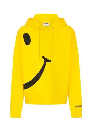 Moschino Graphic-print Hoodie - Yellow