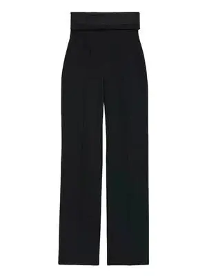 Alexander McQueen Wide-band Trousers - Black