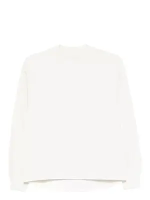 GOLDWIN Mock Neck Long-sleeve T-shirt - White