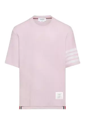 Thom Browne Piqué 4-bar T-shirt - Pink