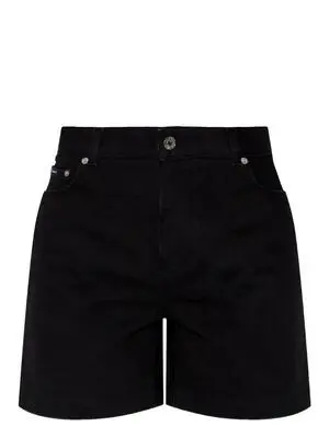 Dolce & Gabbana Logo-plaque Shorts - Black