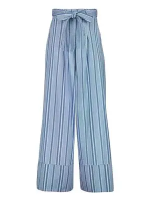 PAULA Elisa Striped Trousers - Blue