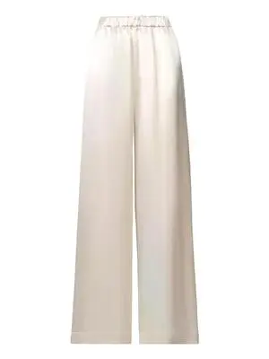 Fabiana Filippi Elasticated-waist Satin Trousers - Neutrals
