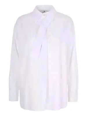 Elisabetta Franchi Tie-cuff Shirt - White