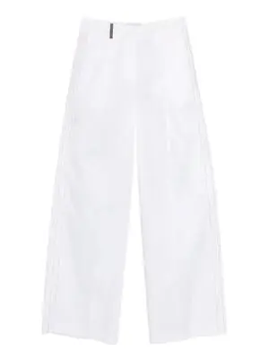 Peserico Wide Leg Trousers - White