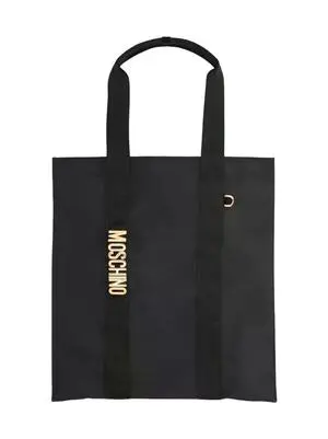 Moschino Logo Tote - Black