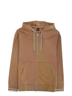BOSS Zip-up Hoodie - Brown