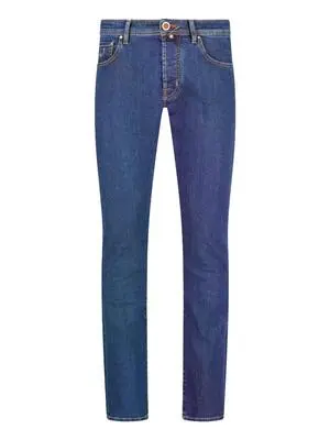 Jacob Cohen Contrast Stitch Jeans - Blue