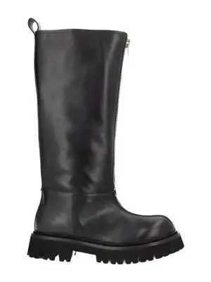 Moschino Leather Boots - Black