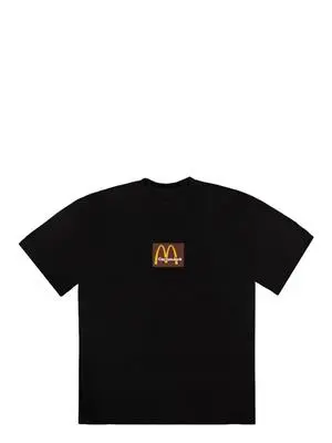 TRAVIS SCOTT X Mcdonald's Sesame T-shirt - Black