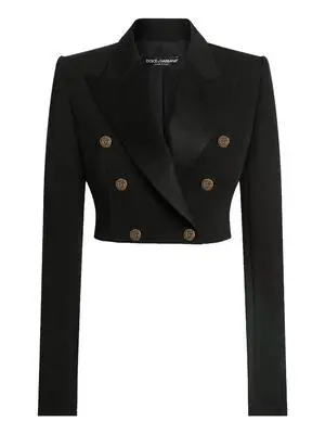 Dolce & Gabbana Double-breasted Buttoned Jacket - Black