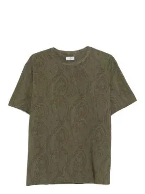 Etro Paisley-patterned T-shirt - Green