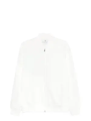 Brunello Cucinelli Zip-up Sweatshirt - White