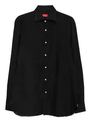 Isaia Buttoned Shirt - Black